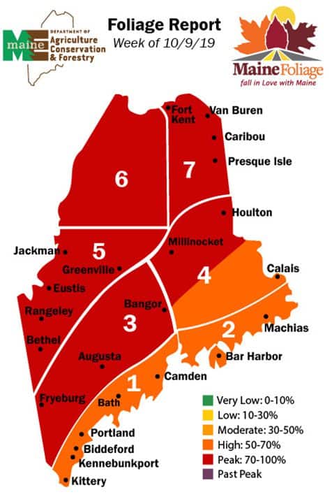 The Colors of Fall are Appearing Throughout Maine for the Long Holiday ...