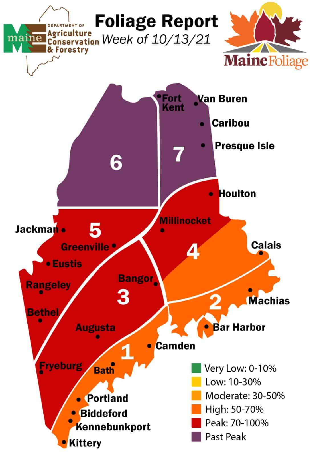 Maine Foliage Report: Fall Foliage Colors Peaking Throughout Maine ...