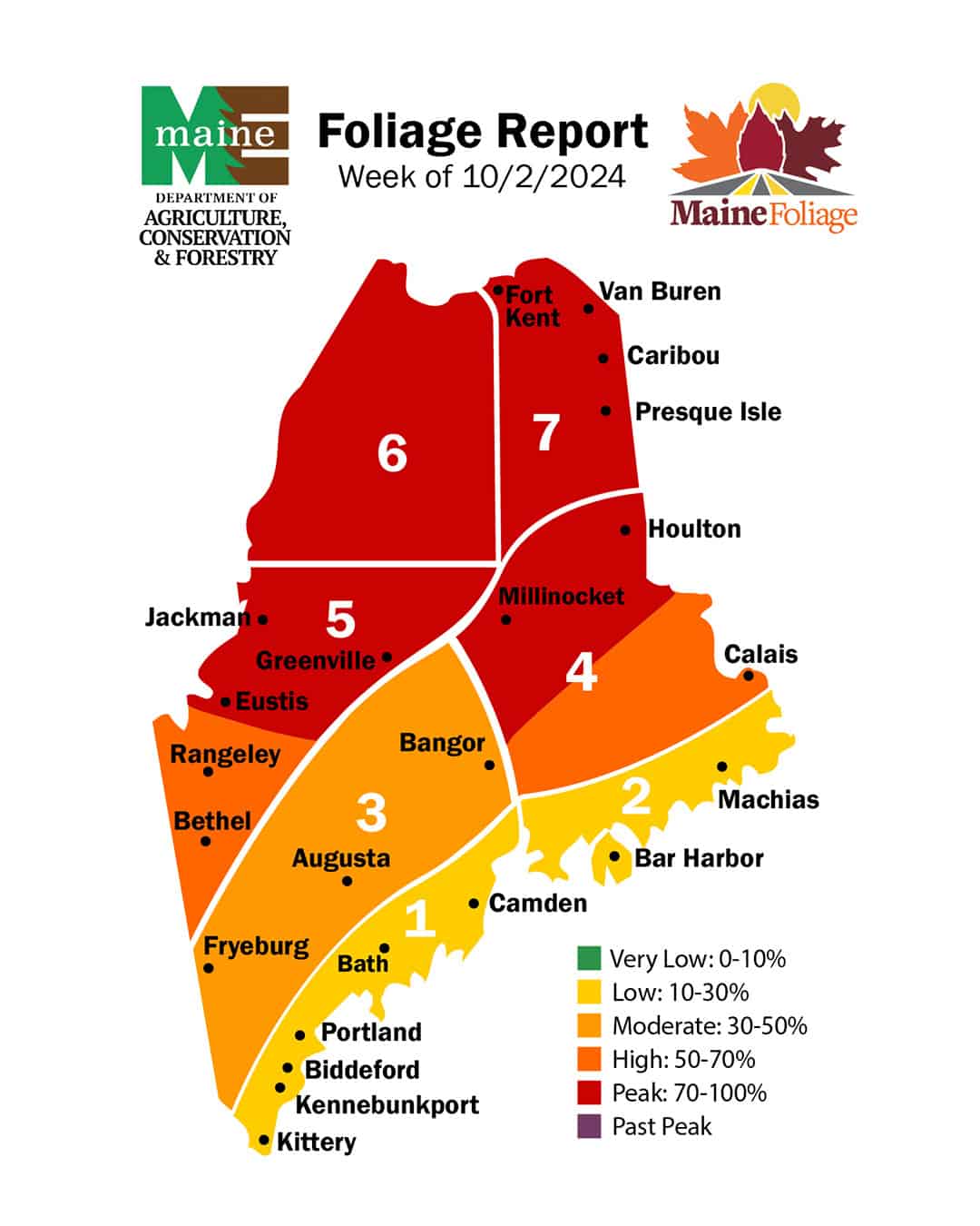 Peak Conditions Occurring in Northern Maine - Visit Maine Media Room